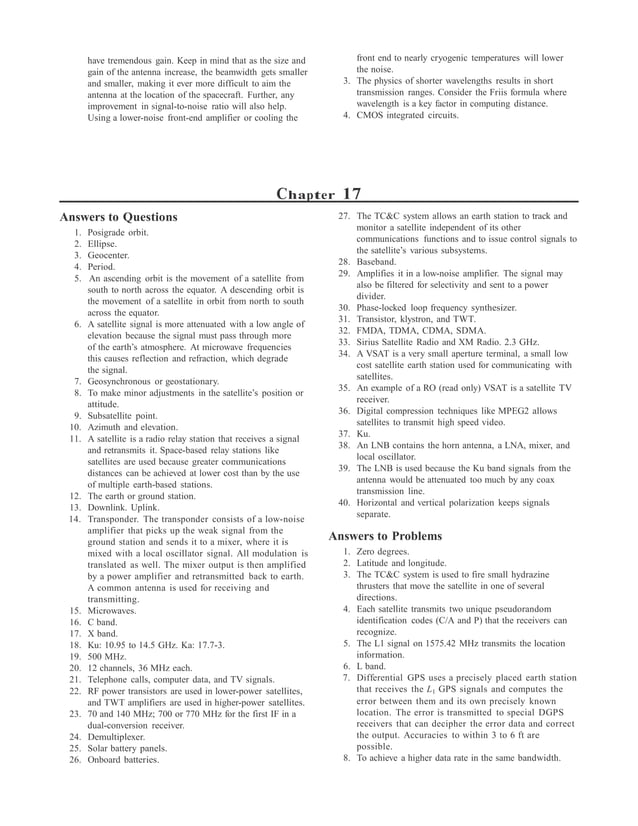 Principles of electronic communication systems 4th edition frenzel solutions manual | PDF