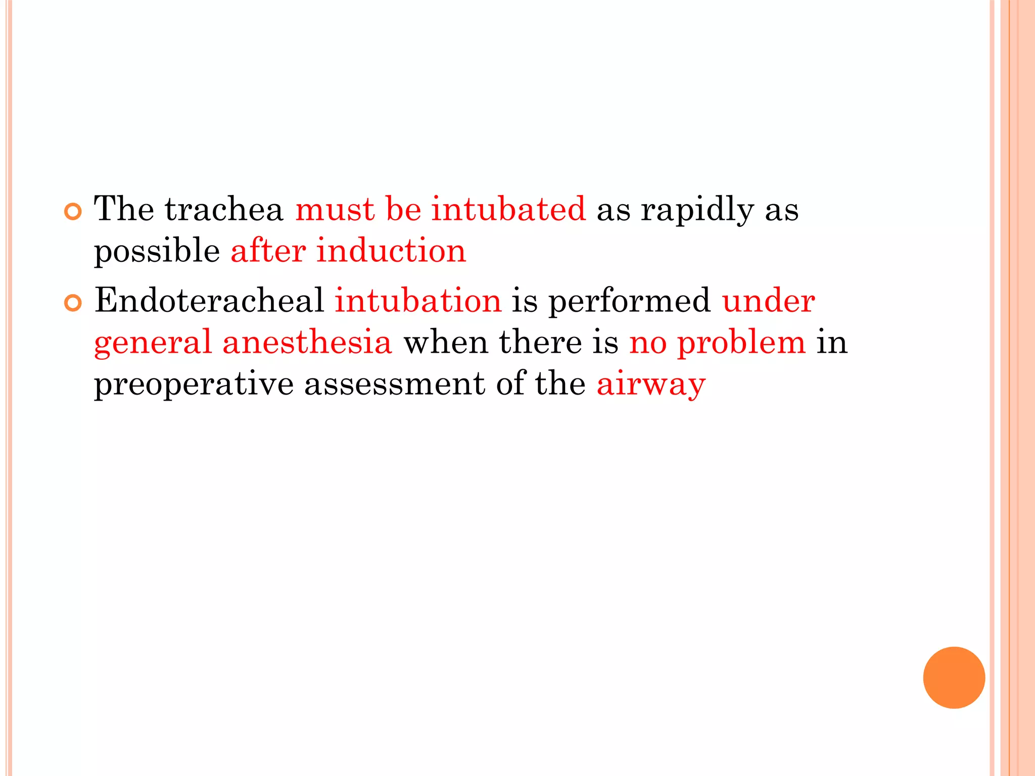 Principles of emergency anesthesia | PDF