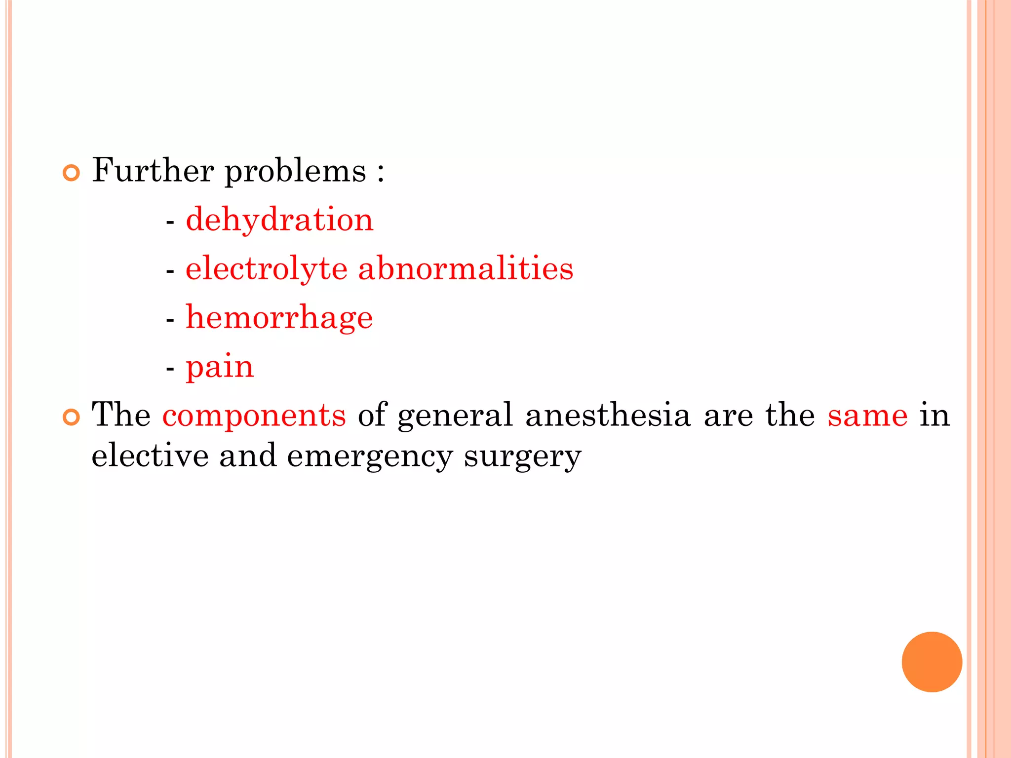 Principles of emergency anesthesia | PDF