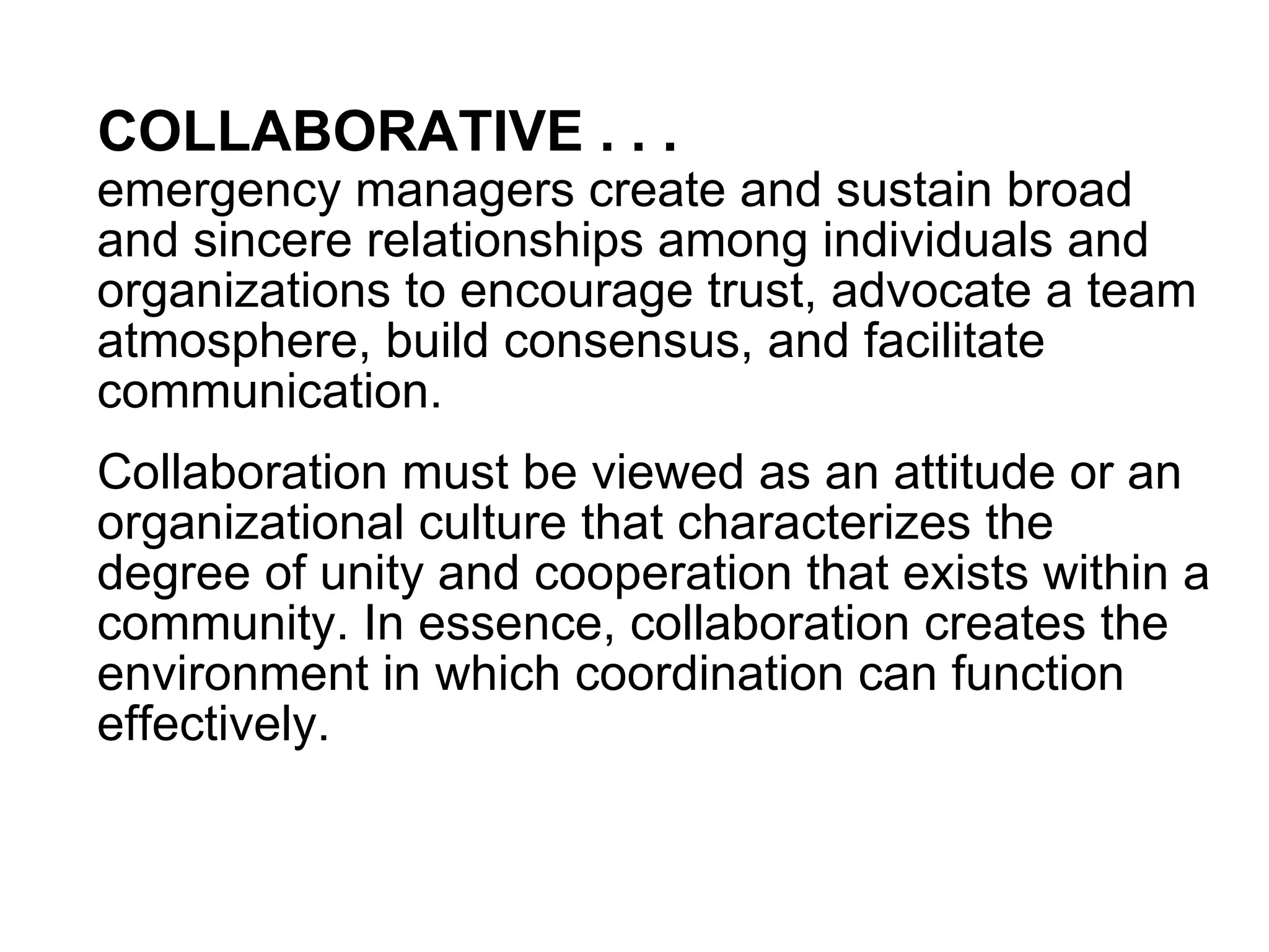 Principles of Emergency Management slides | PPT