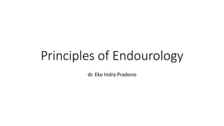 Principles of Endourology | PPTX