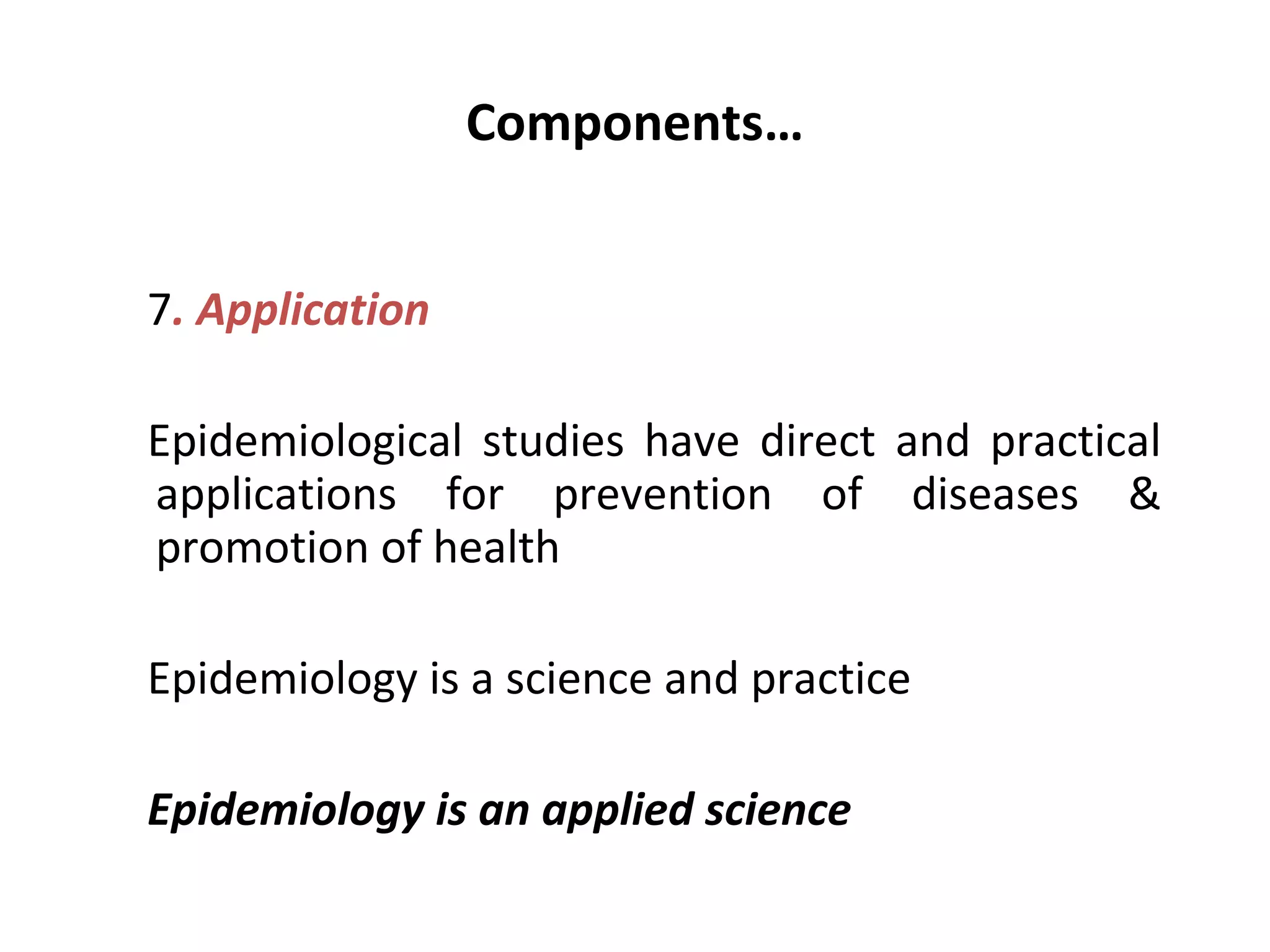 Principles of epidemiology | PPT | Infectious Diseases | Diseases and Conditions