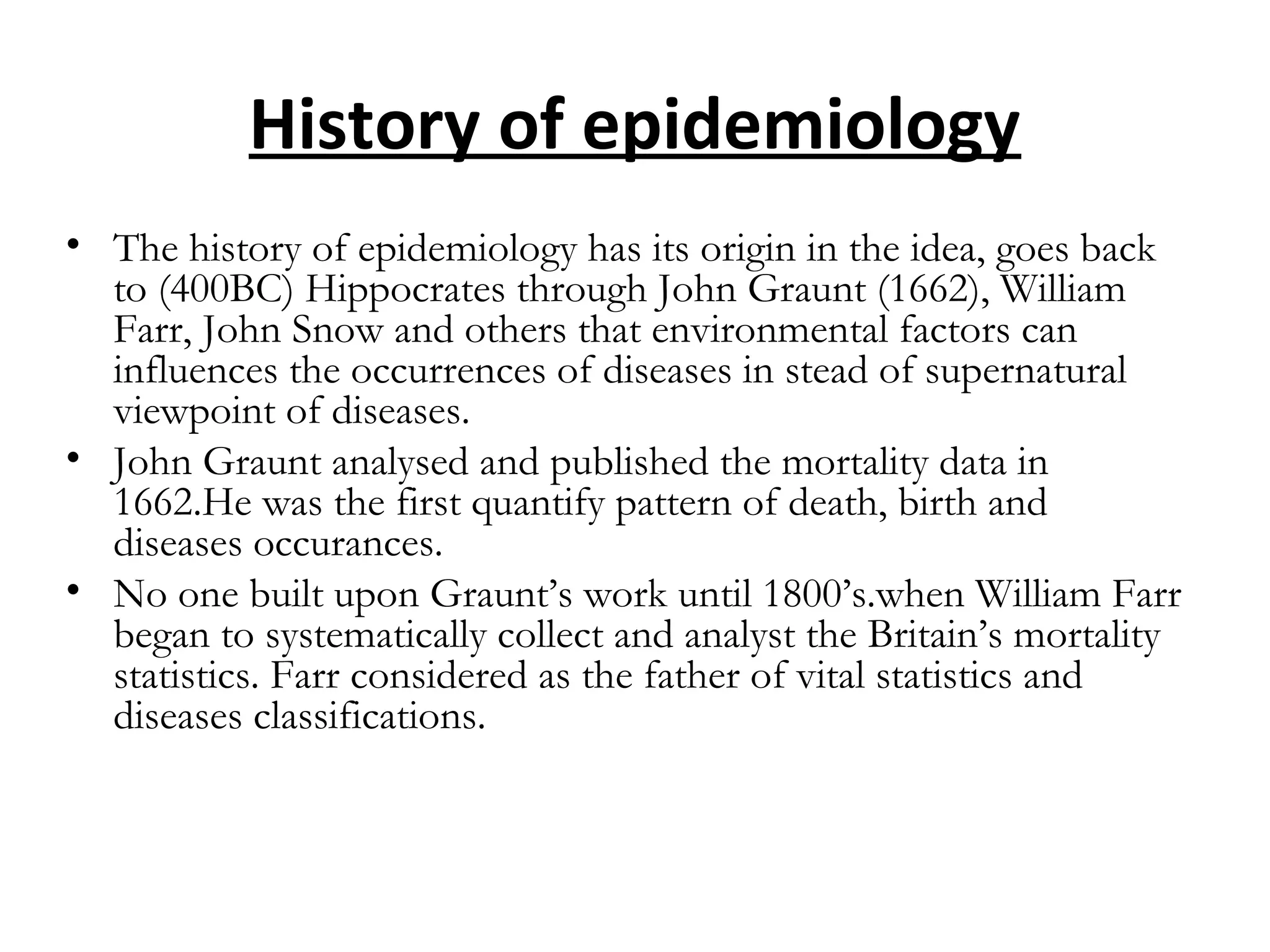 Principles of epidemiology | PPT