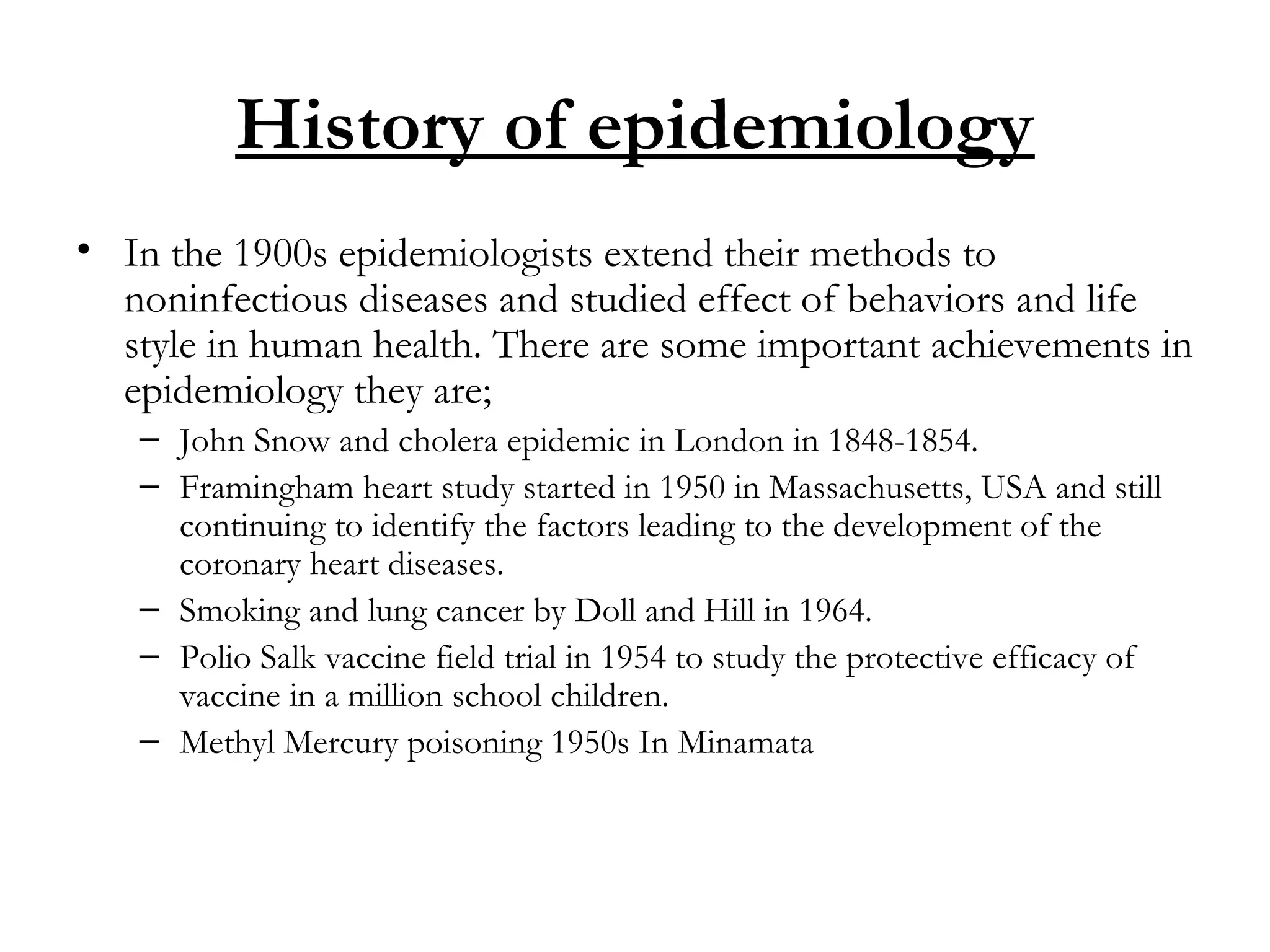 Principles of epidemiology | PPT | Infectious Diseases | Diseases and Conditions