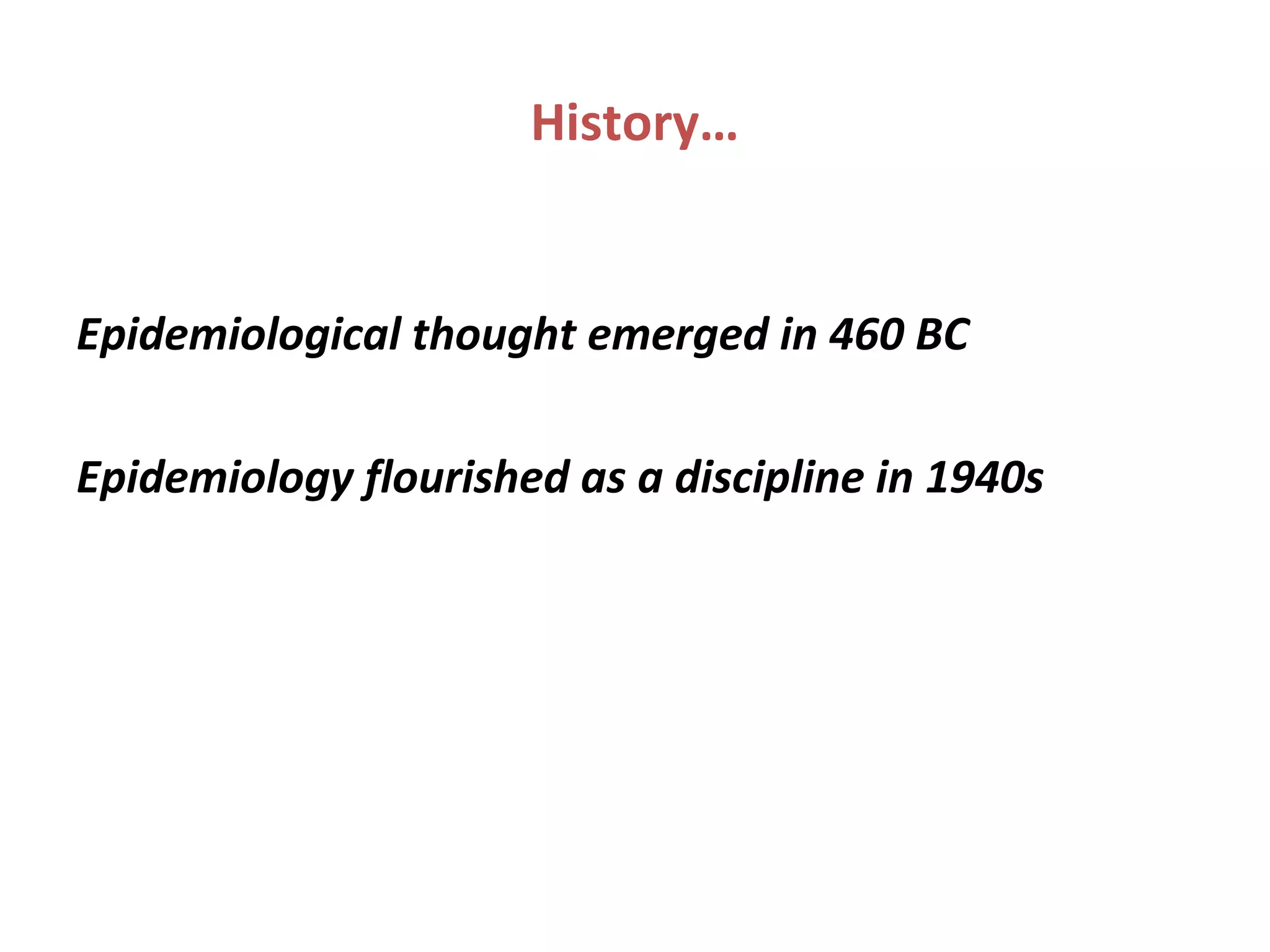 Principles of epidemiology | PPT | Infectious Diseases | Diseases and Conditions