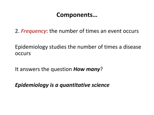 Principles of epidemiology | PPT | Infectious Diseases | Diseases and ...
