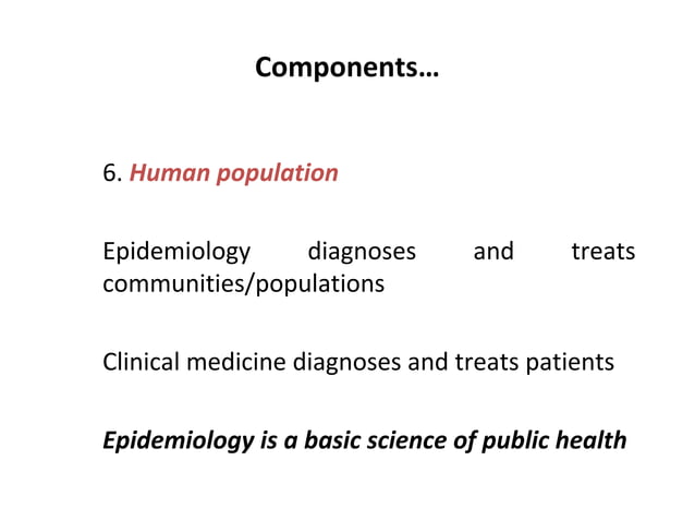 Principles of epidemiology | PPT | Infectious Diseases | Diseases and ...