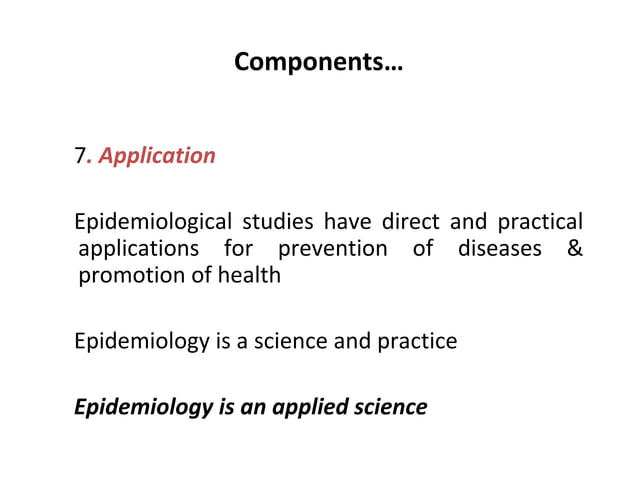 Principles of epidemiology | PPT | Infectious Diseases | Diseases and Conditions