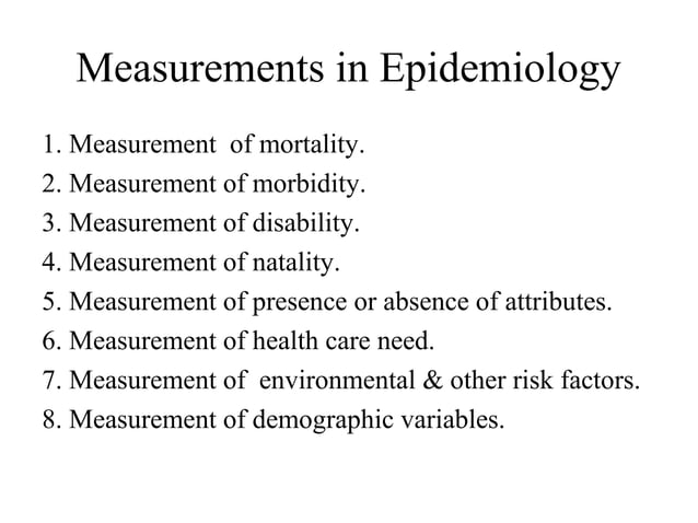 Principles of epidemiology | PPT | Infectious Diseases | Diseases and ...