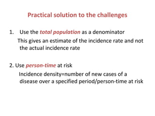 Principles of epidemiology | PPT