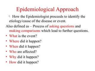 Principles of Epidemiology.pptx.......... | PPTX