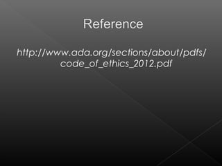 Principles of ethics and code of professional conduct | PPT