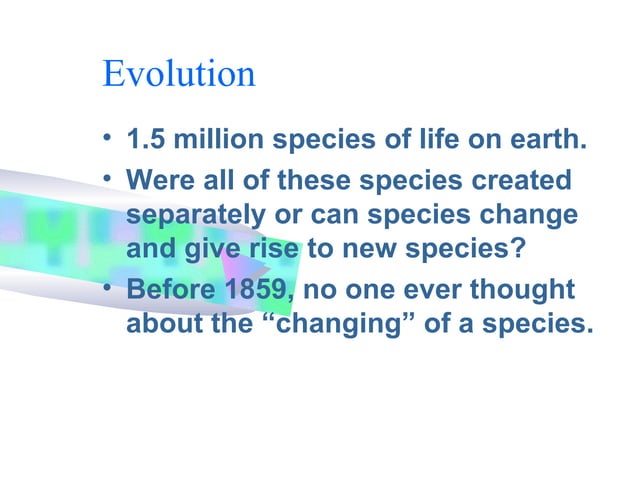 Principles of evolution | PPT