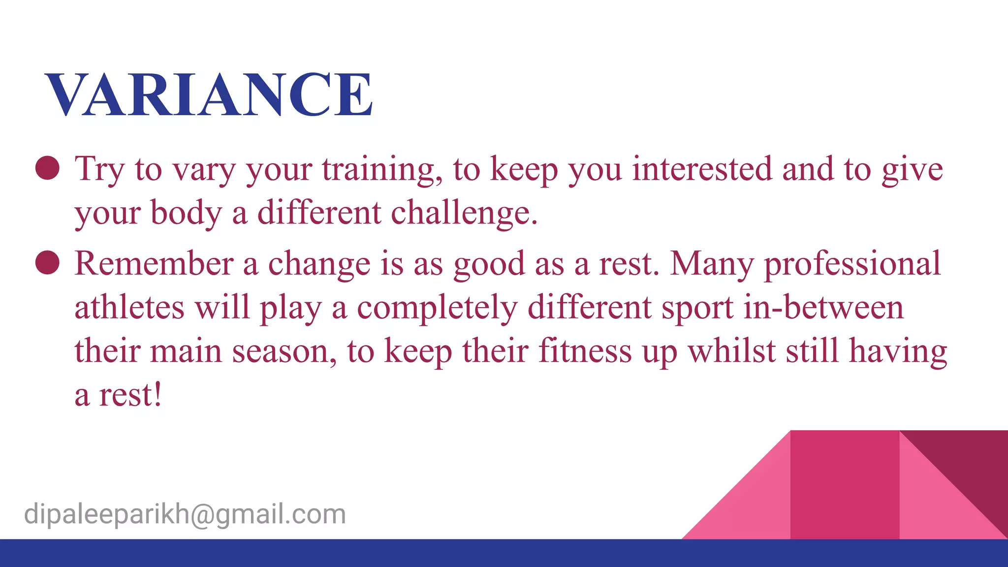 Principles of exercise training | PDF