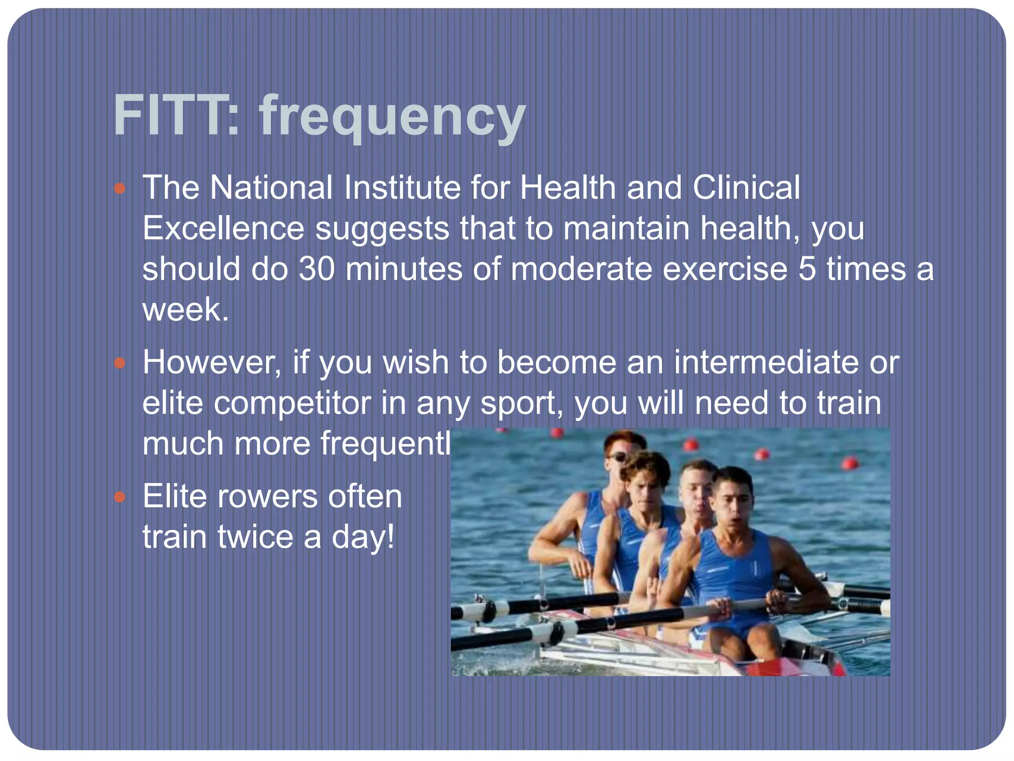 Principles of exercise training and application | PPTX