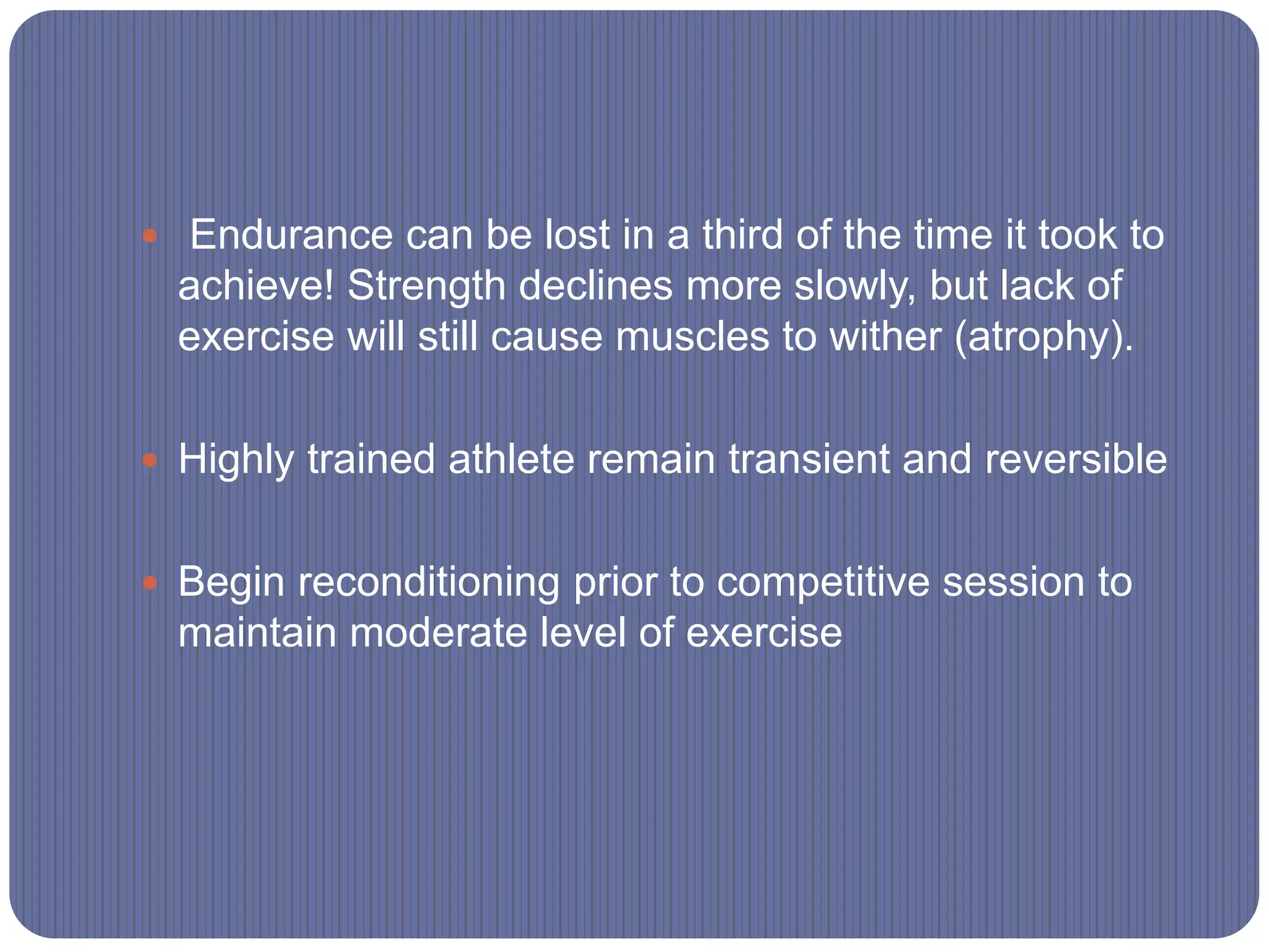 Principles of exercise training and application | PPTX