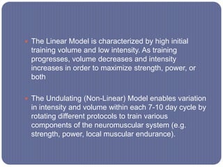 Principles of exercise training and application | PPTX