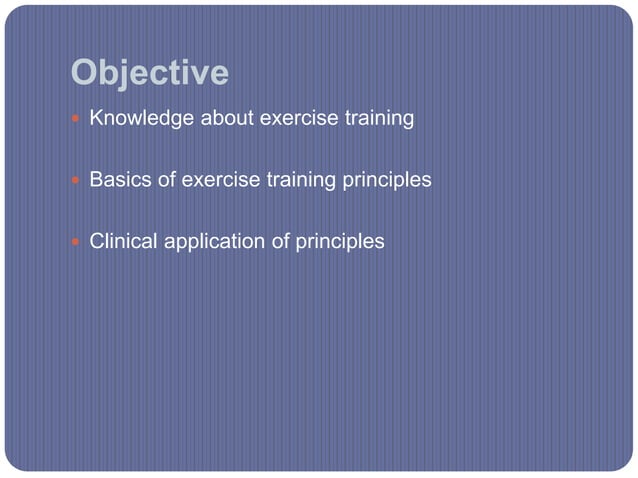 Principles of exercise training and application | PPTX | Heart and ...