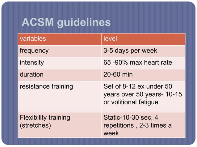 Principles of exercise training and application | PPTX | Heart and ...