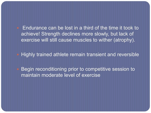 Principles of exercise training and application | PPTX | Heart and ...
