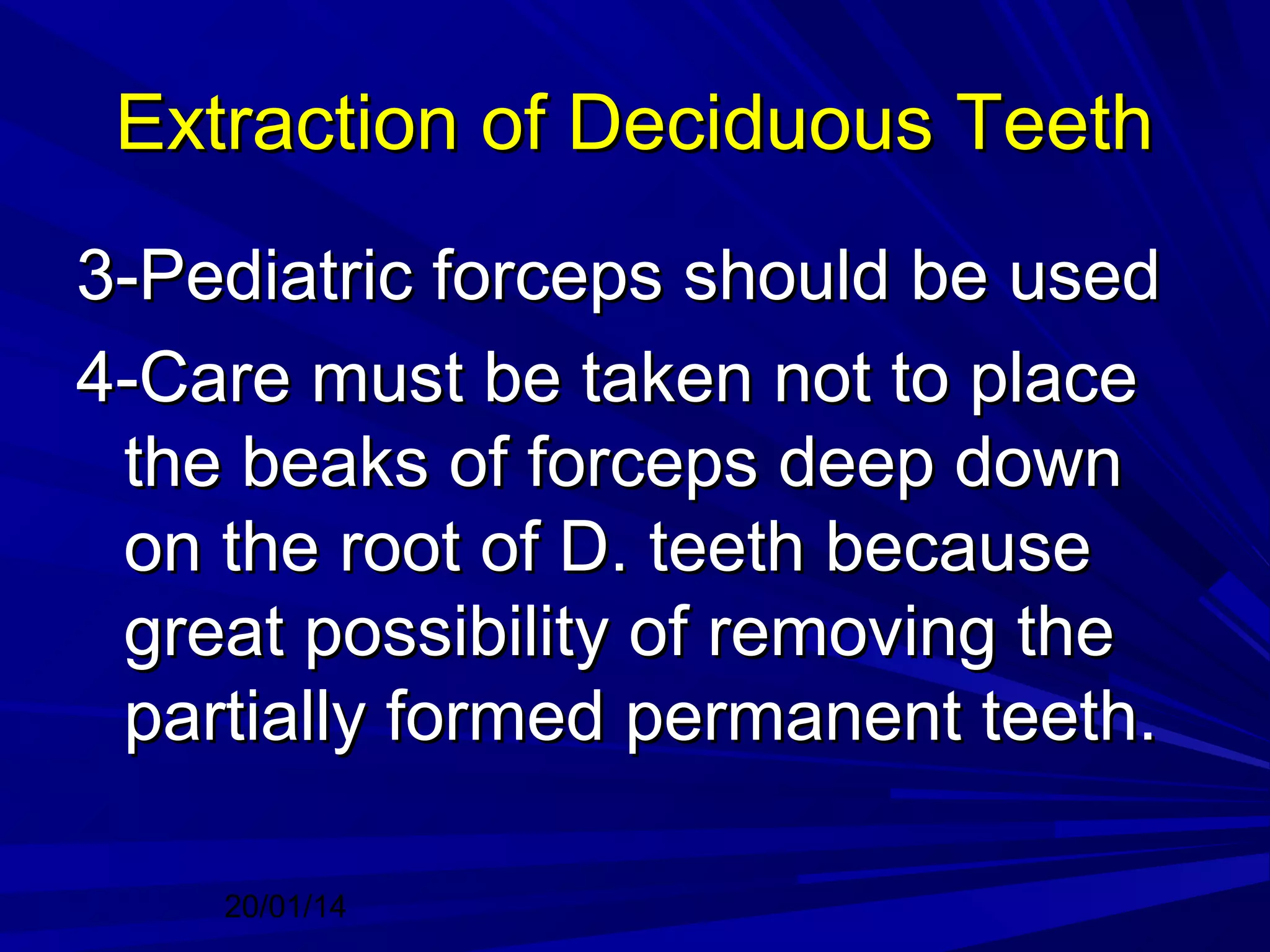 Principles of Exodontia | PPT