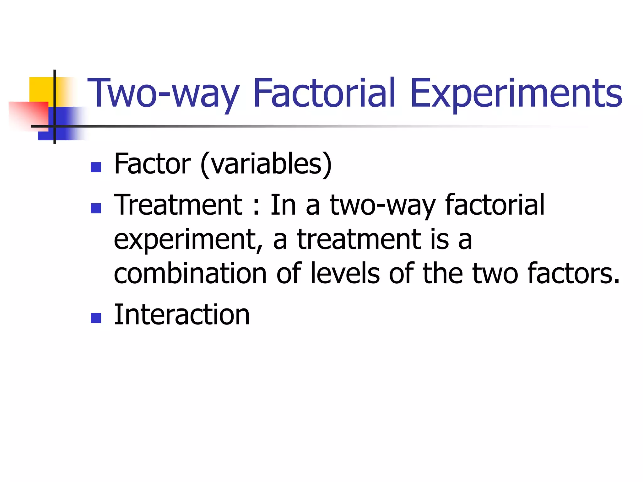Principles of experimental design | PPT
