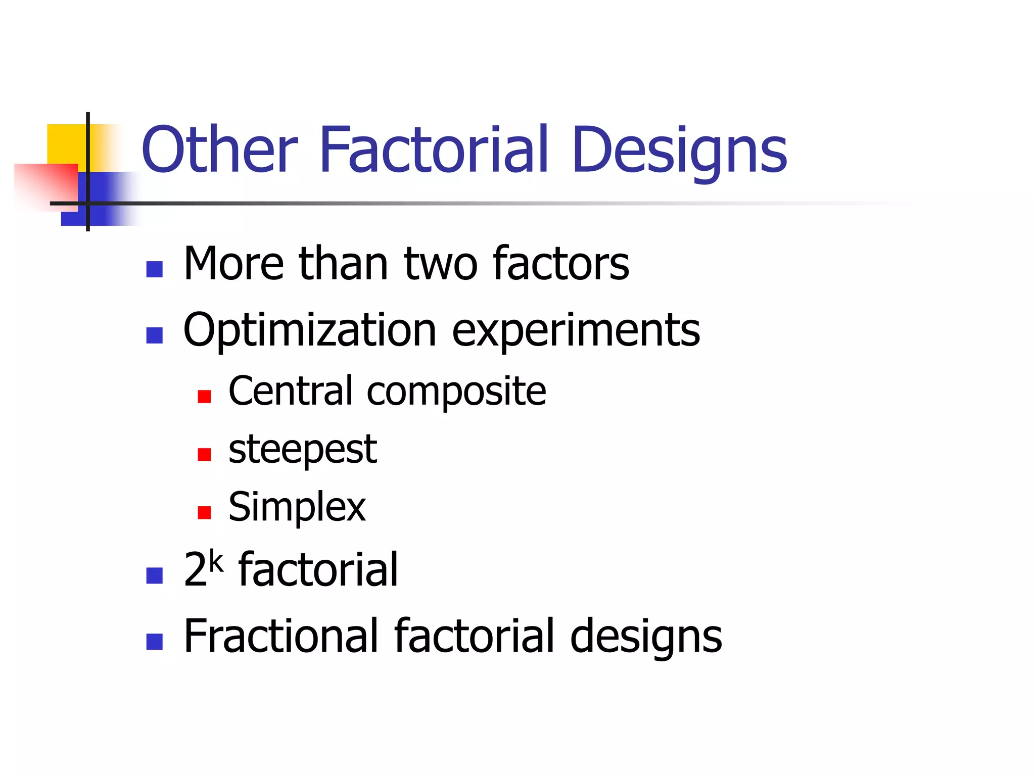 Principles of experimental design | PPT
