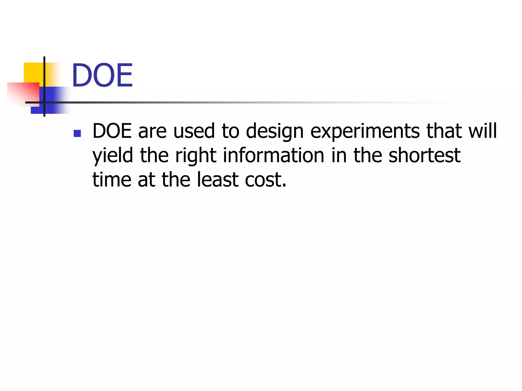 Principles of experimental design | PPT