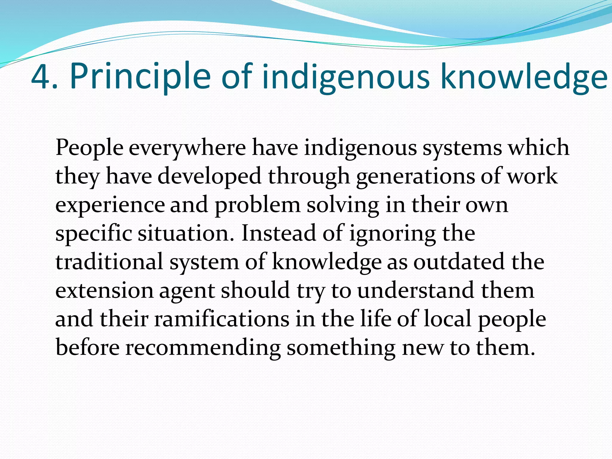 Principles of extension | PPTX