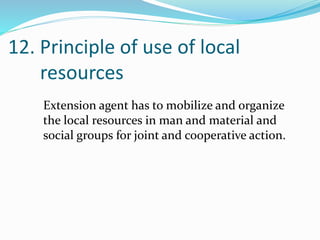 Principles of extension | PPTX