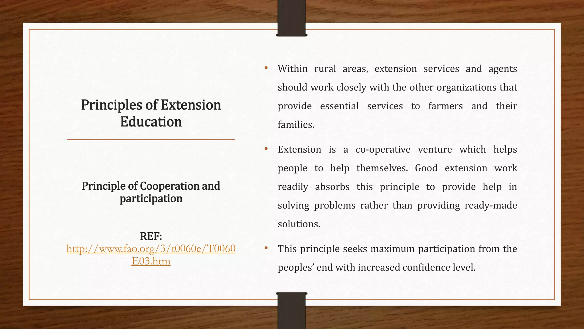 Principles of extension | PPTX