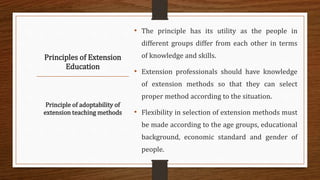 Principles of extension | PPTX