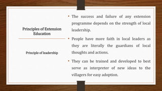 Principles of extension | PPTX