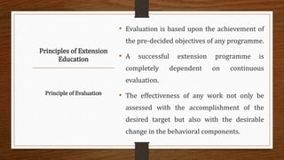 Principles of extension | PPTX