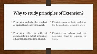 Principles of extension | PPTX