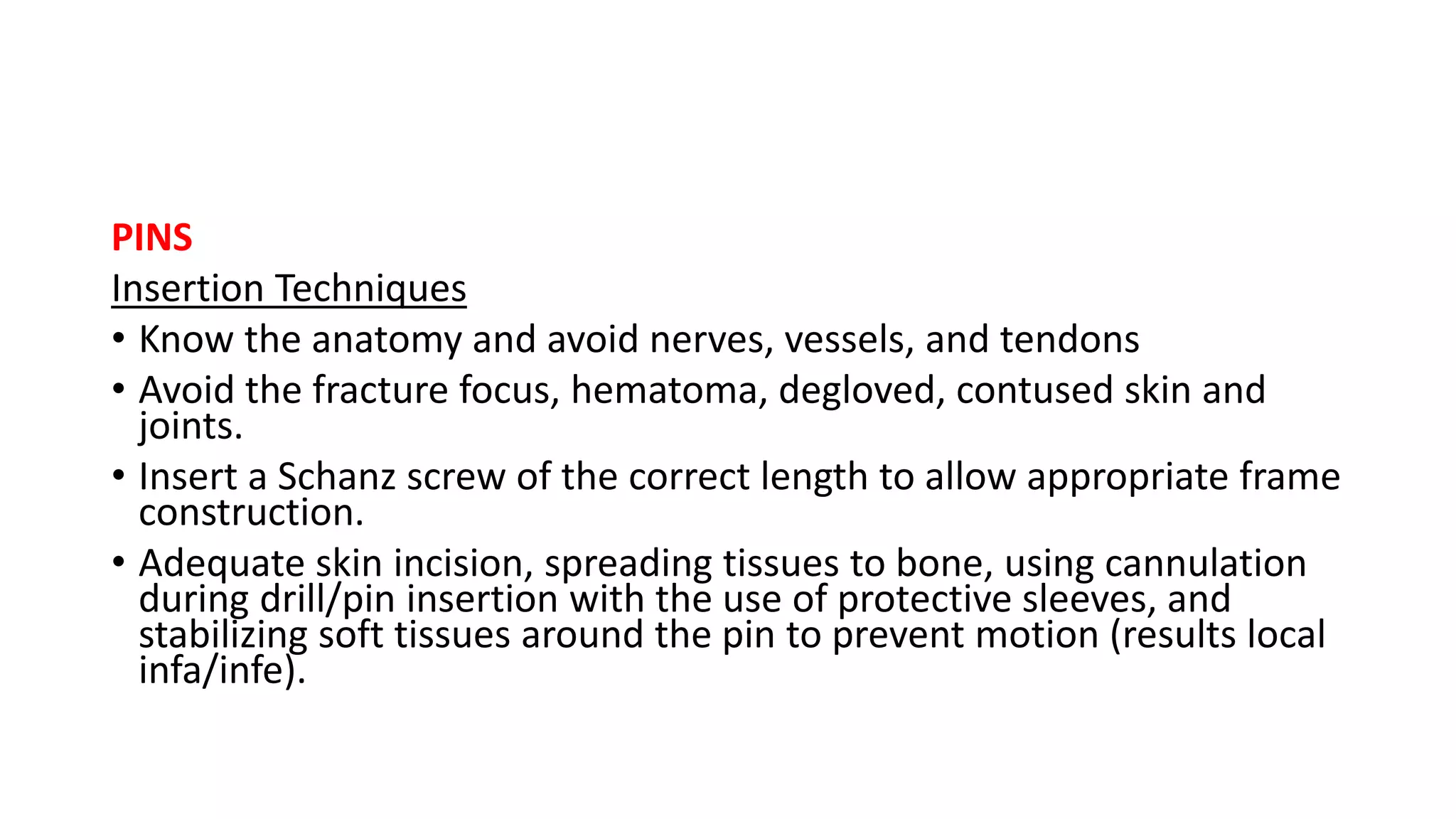 Principles of external fixation | PPTX