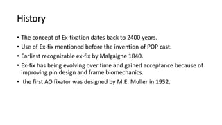 Principles of external fixation | PPTX