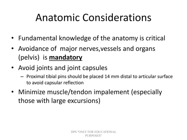 Principles of external fixator | PPT | First Aid | Injuries