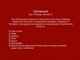 Principles of Film Theory | PPTX