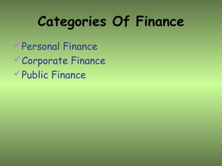 Principles of finance | PPT
