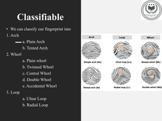 Principles of fingerprints | PPTX
