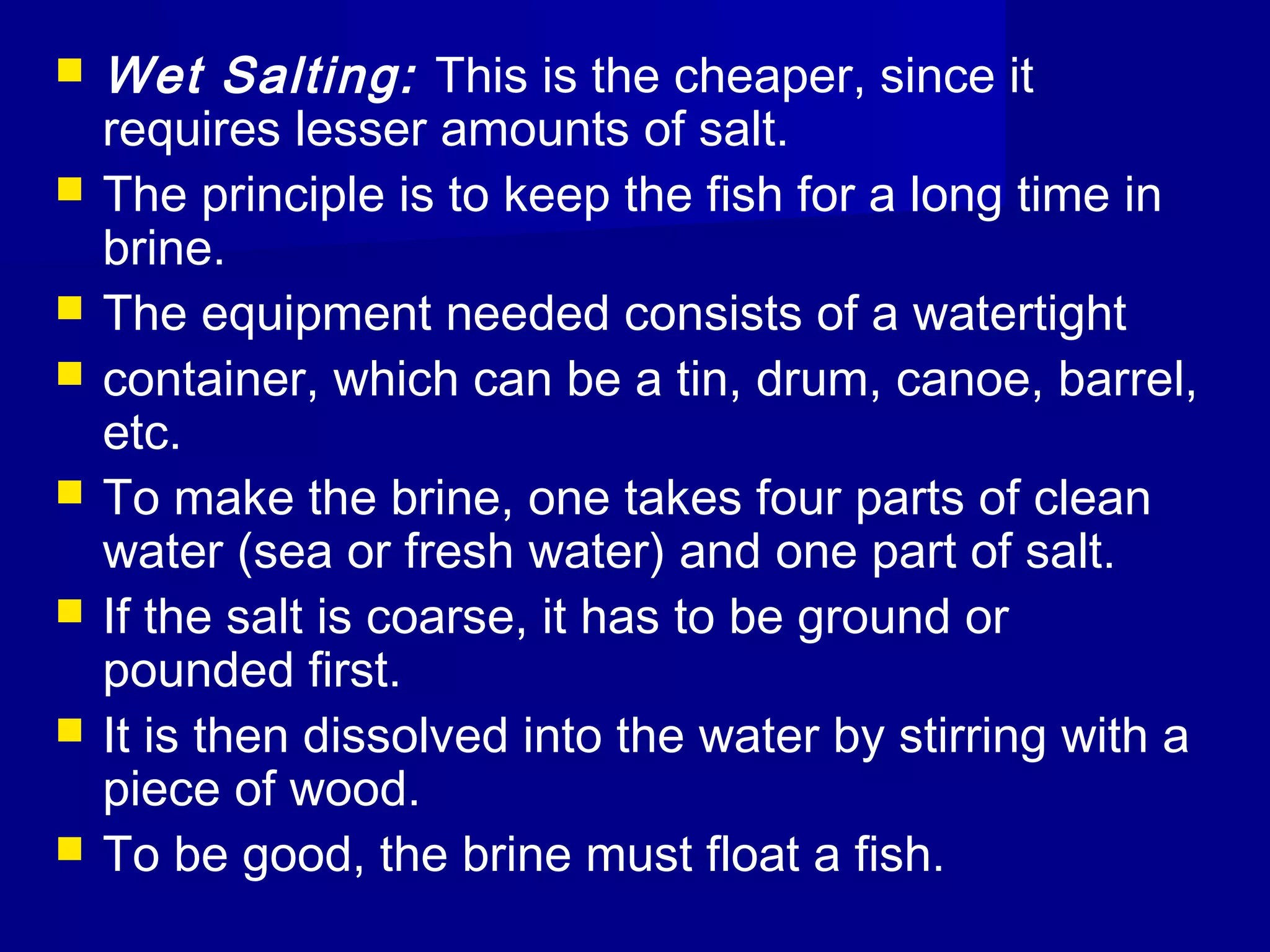 Principles of fish preservation and processing | PPT