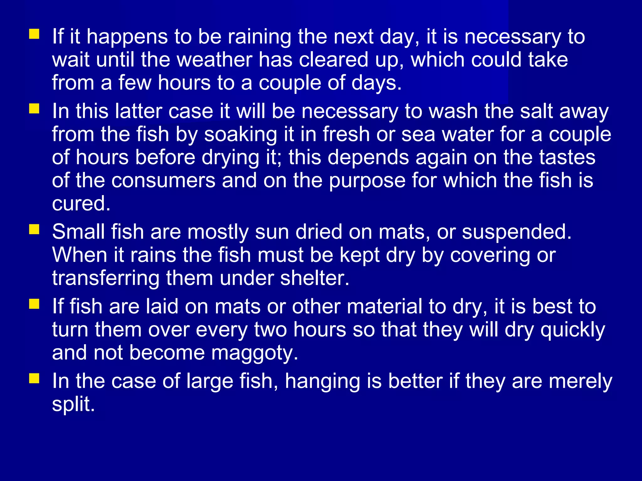 Principles of fish preservation and processing | PPT