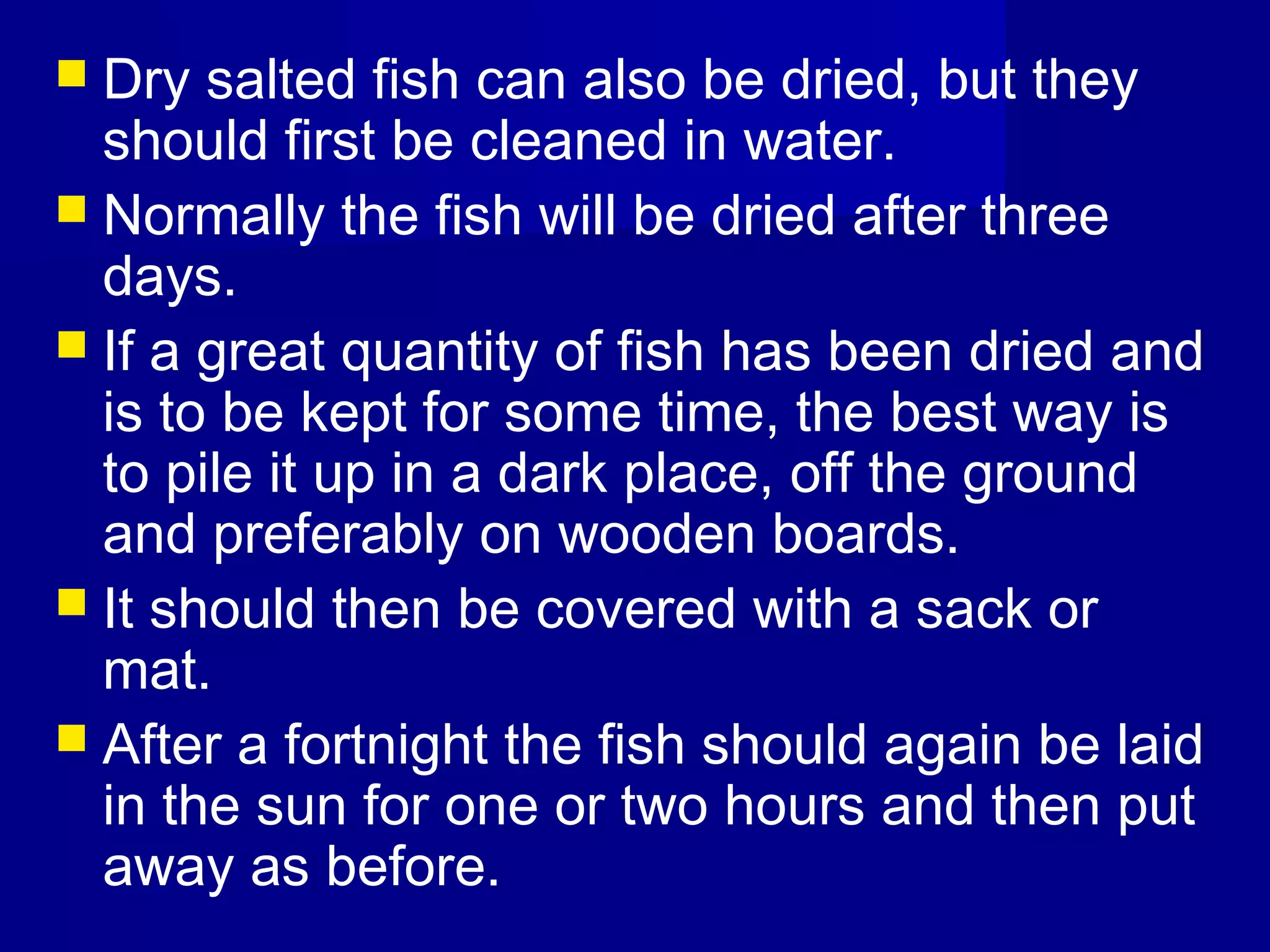 Principles of fish preservation and processing | PPT