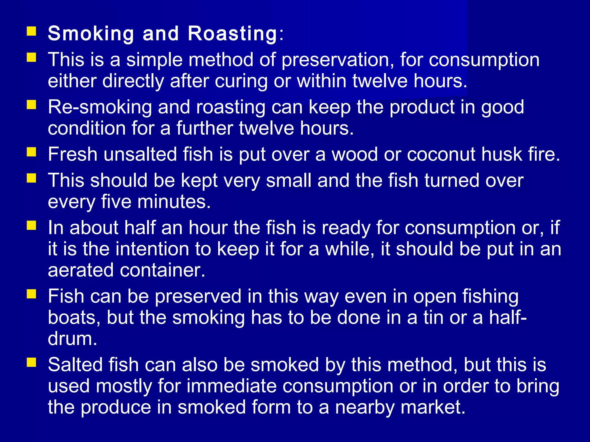 Principles of fish preservation and processing | PPT