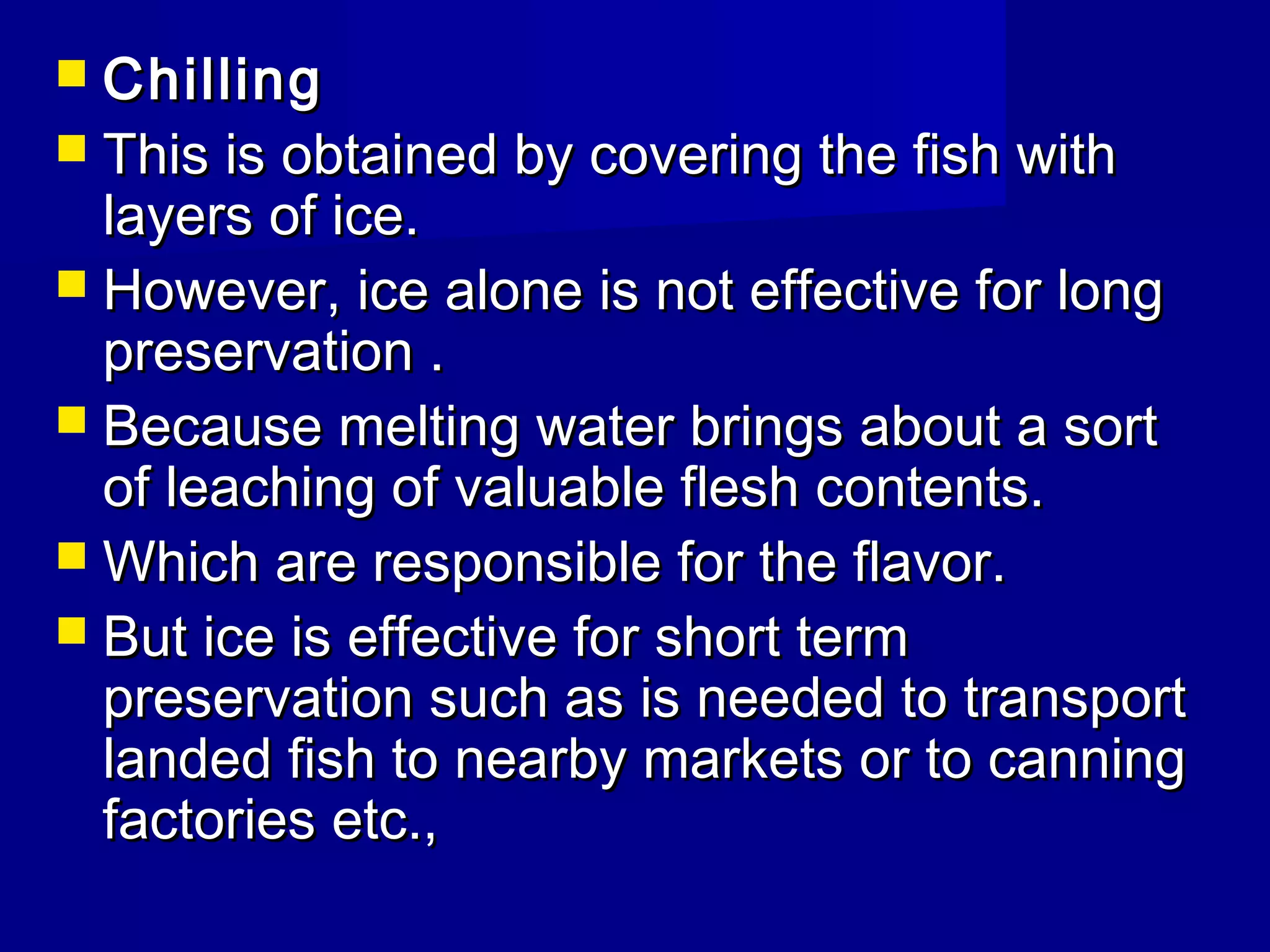 Principles of fish preservation and processing | PPT