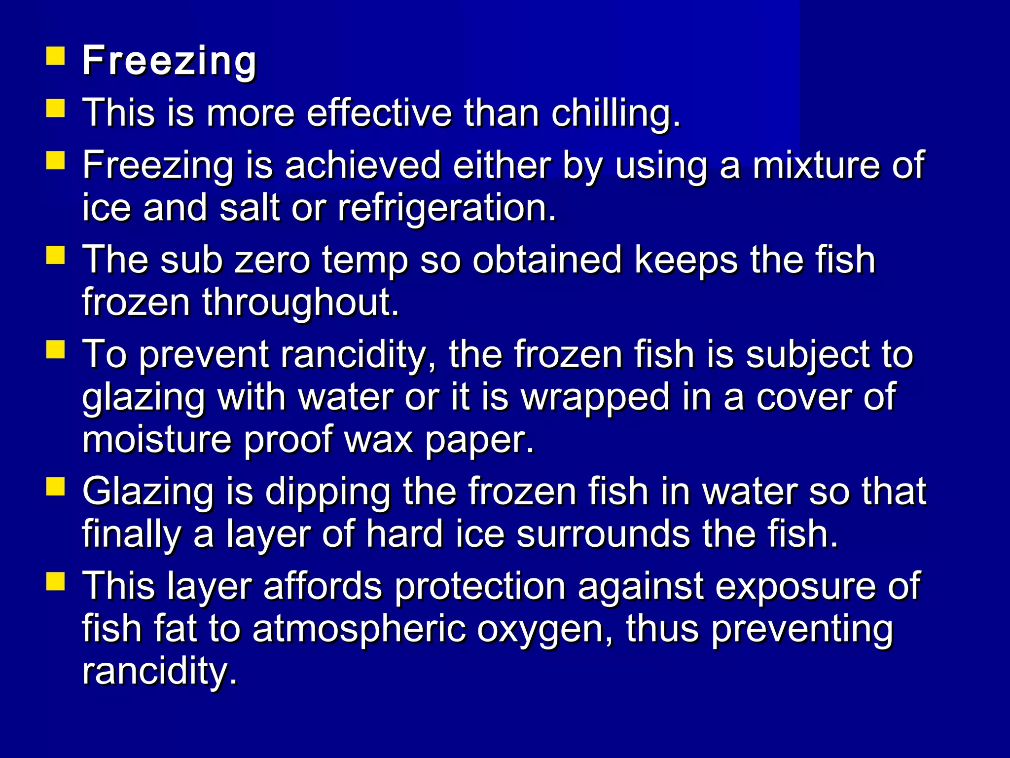 Principles of fish preservation and processing | PPT