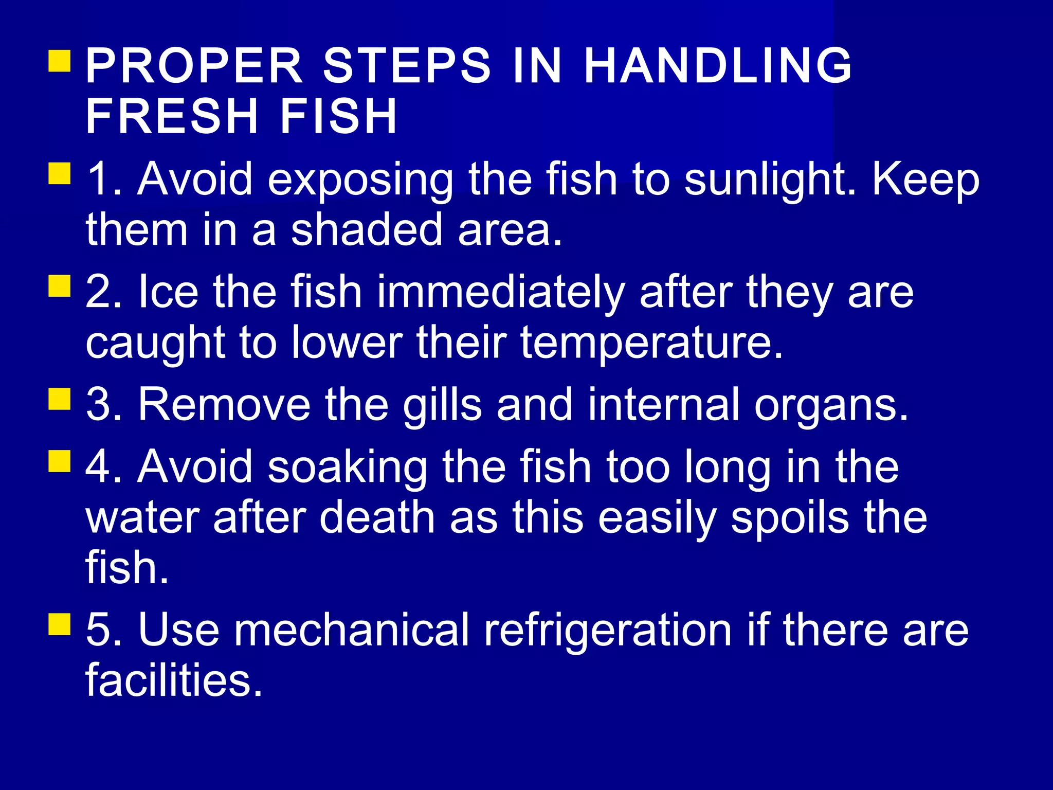 Principles of fish preservation and processing | PPT