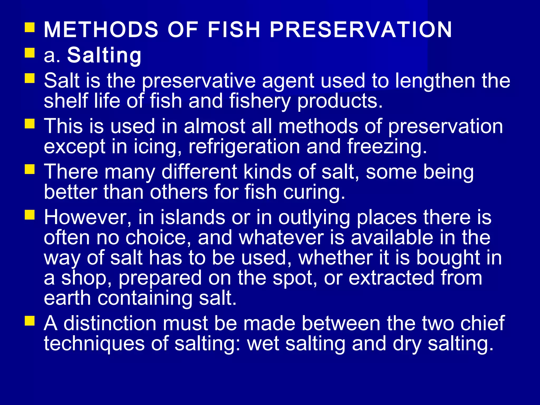 Principles of fish preservation and processing | PPT