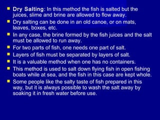 Principles of fish preservation and processing | PPT